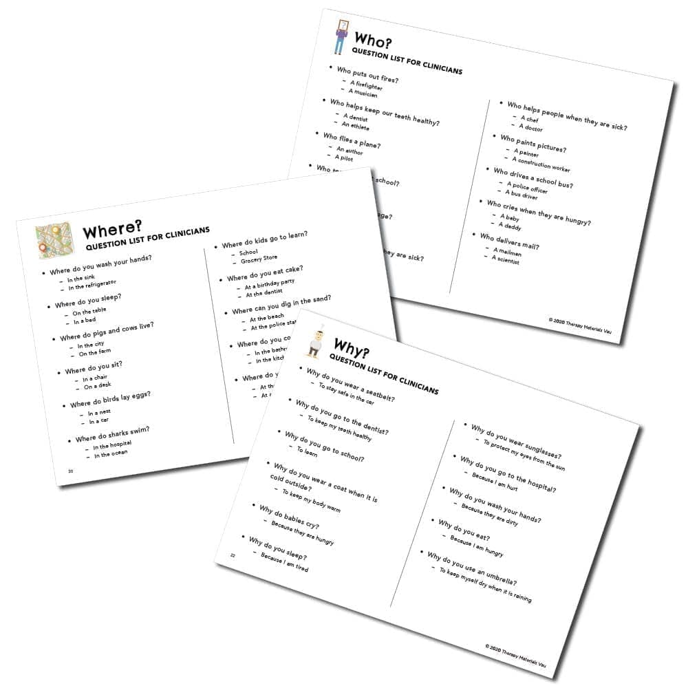 WH- Question Flashcards | TMV