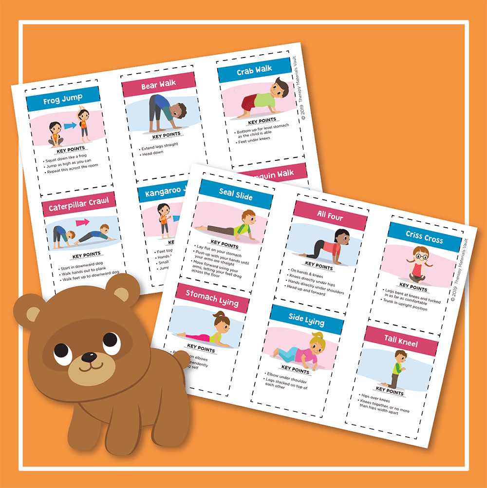 Animal Walks and Play Positions: 12 Cards Included! | TMV