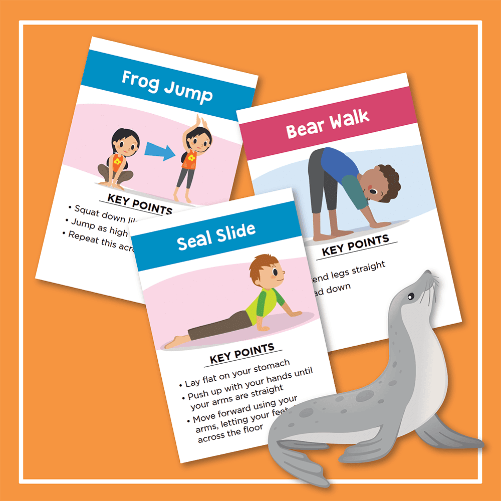 Animal Walks and Play Positions: 12 Cards Included! | TMV