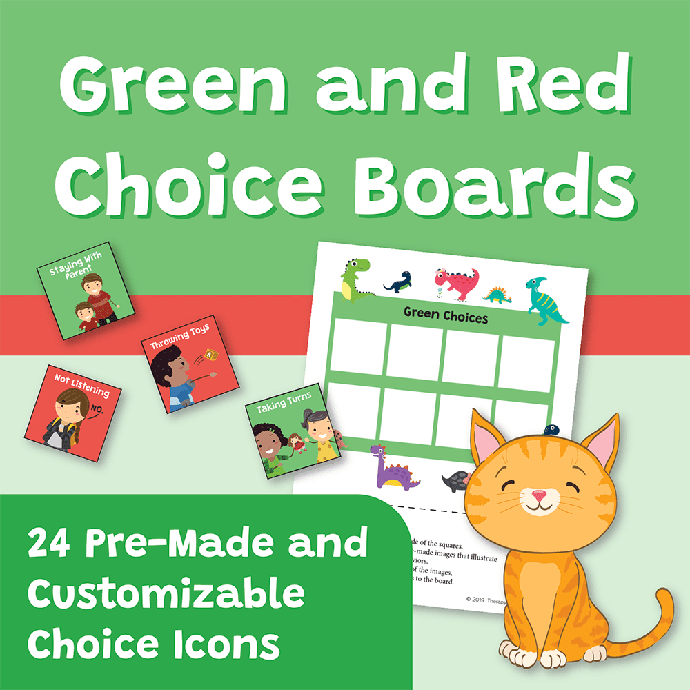 Green and Red Choice Boards: Easy Prep! | TMV