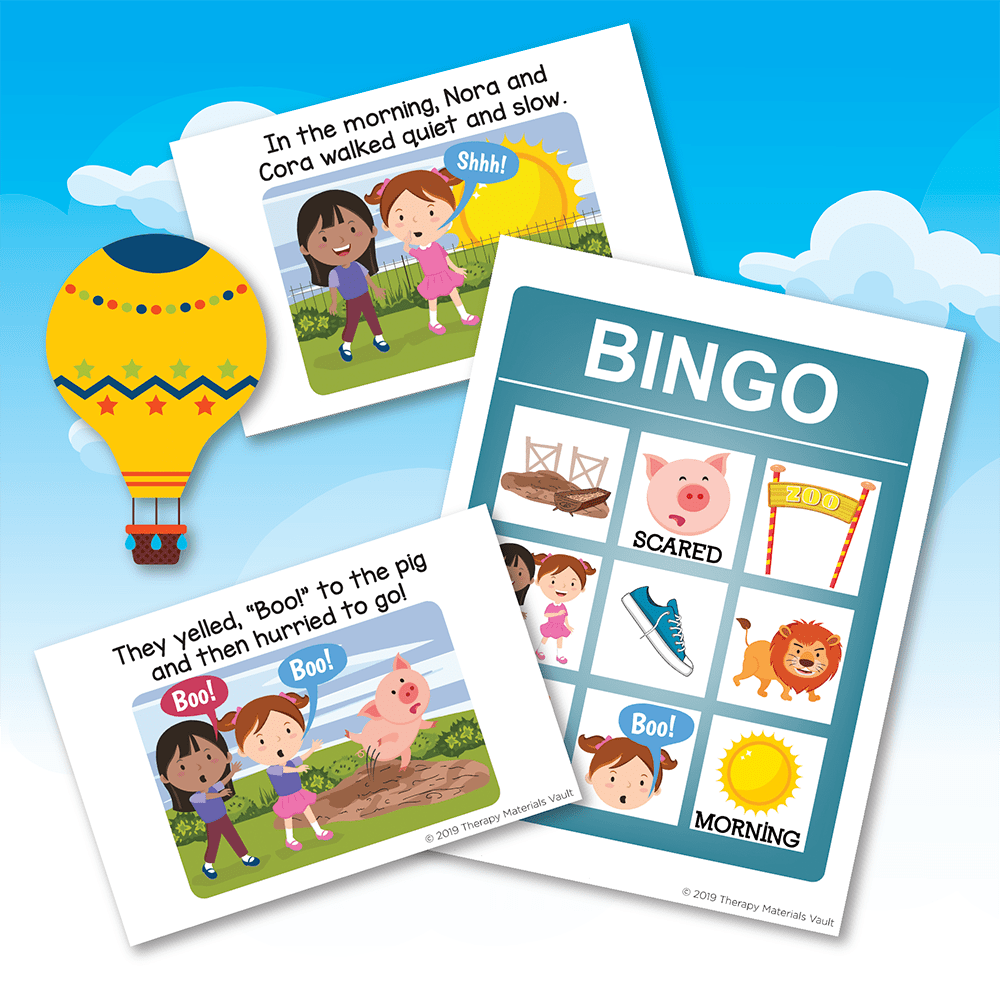 No Prep WH- Questions: Story and Bingo | TMV