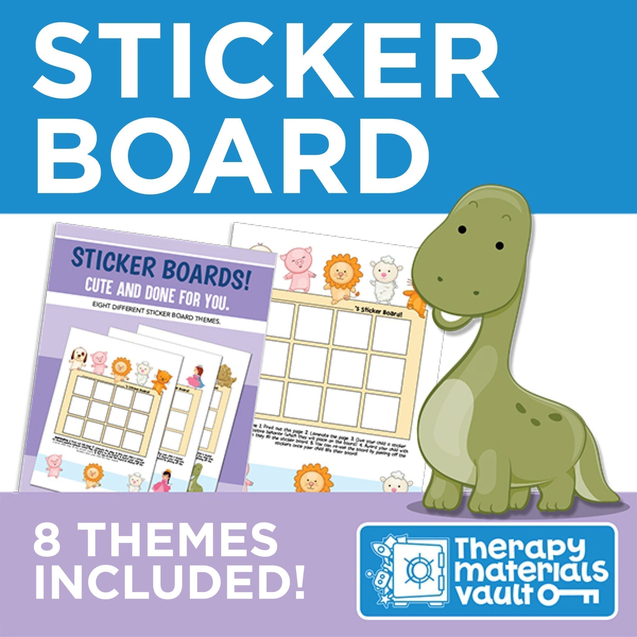 Sticker Board Collection - 8 Themes Included | TMV