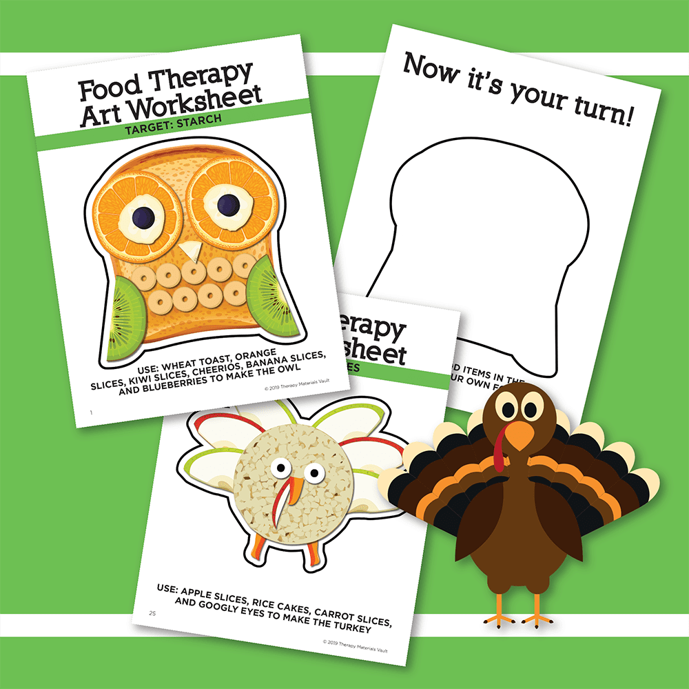 Feeding Therapy Art Collection: 18 Themes Included | TMV