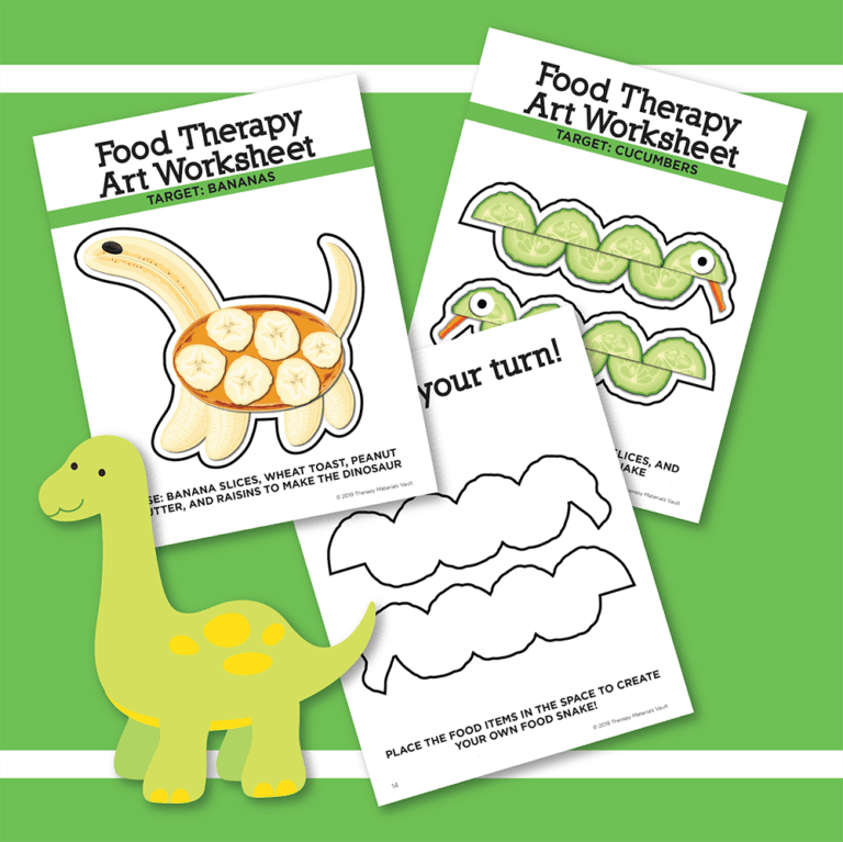 Feeding Therapy Art Collection: 18 Themes Included | TMV