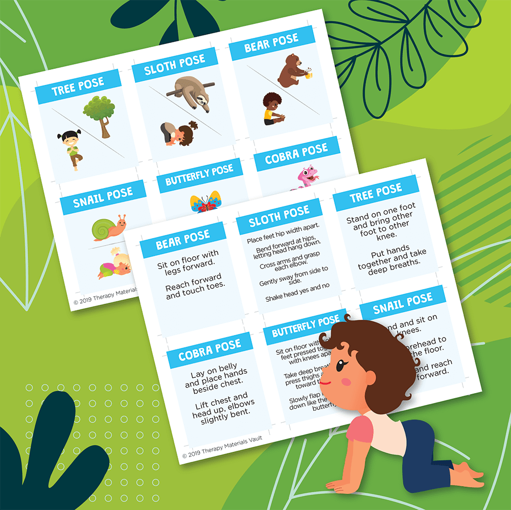 Pediatric Nature Yoga Cards | TMV