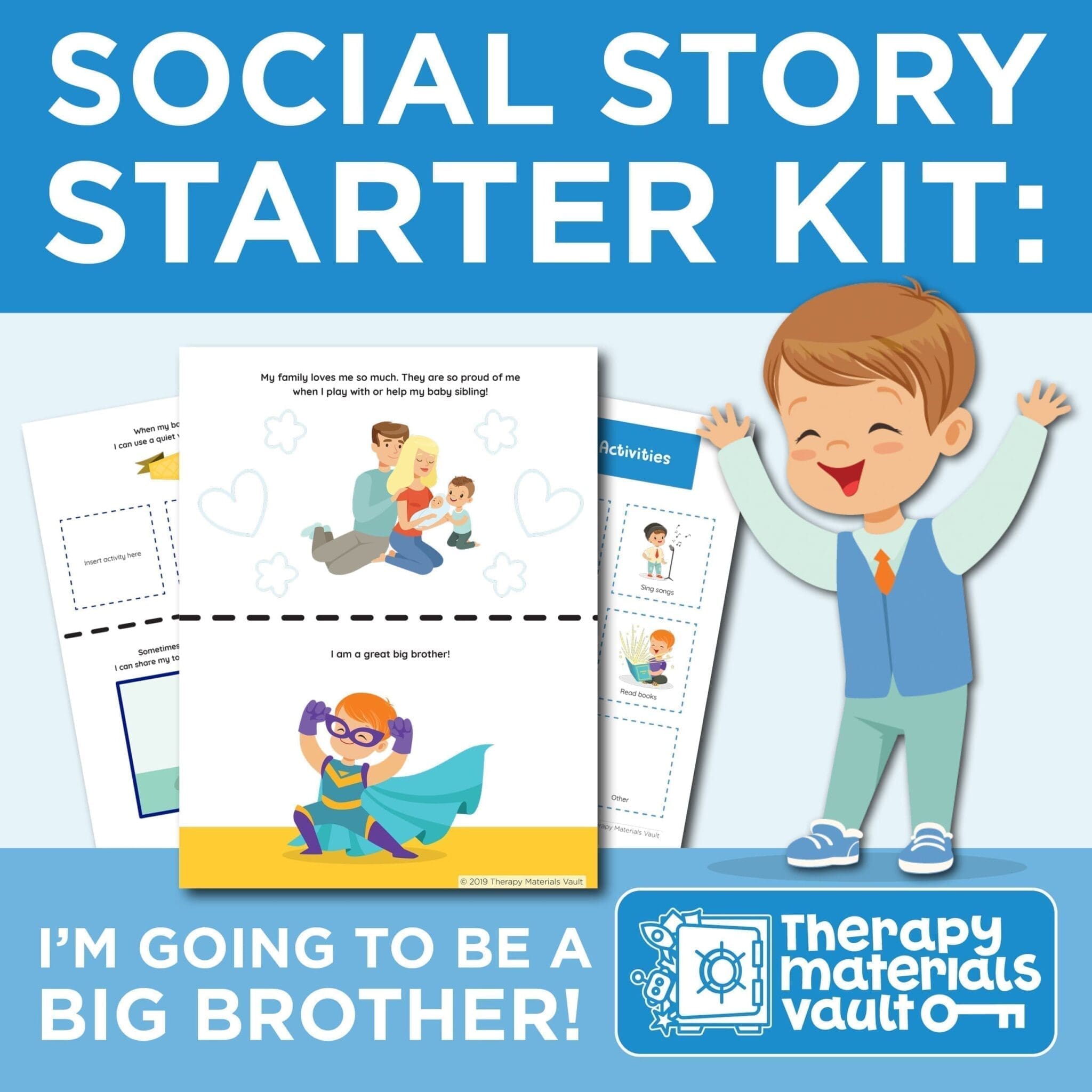 Social Story Starter Kit: I'm Going to be a Big Brother! | TMV