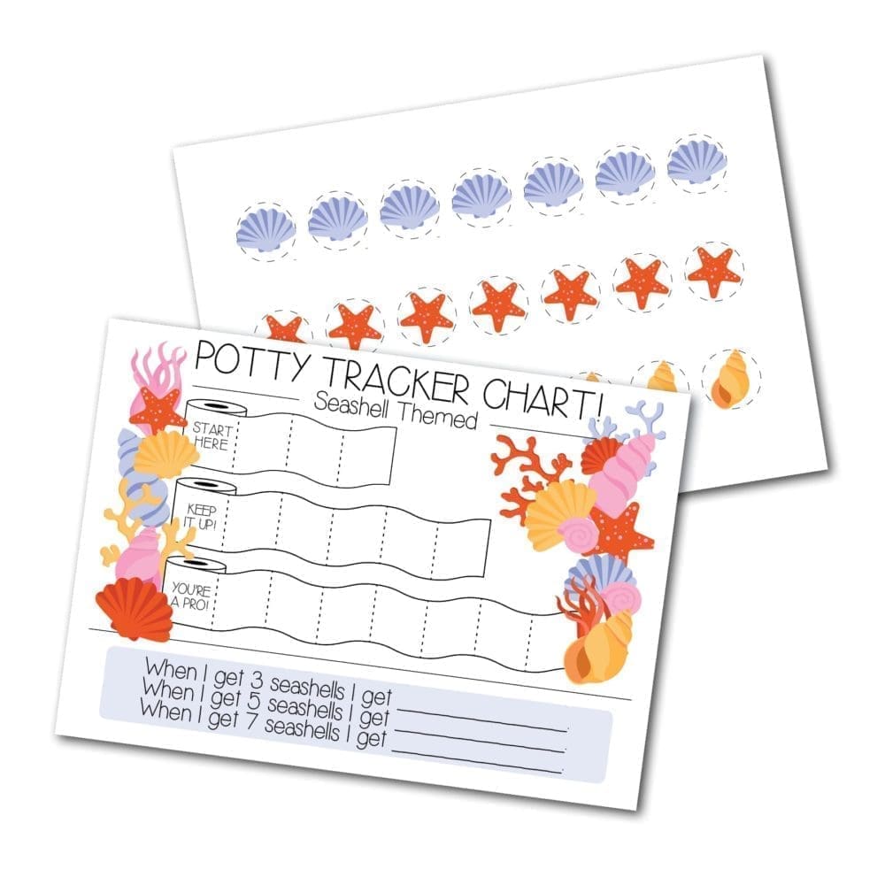 Potty Training Chart Collection: 11 Themes Included | TMV