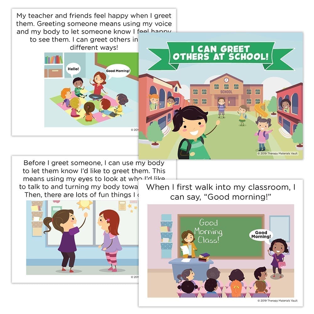 Social Story Starter Kit: I Can Greet Others! | TMV
