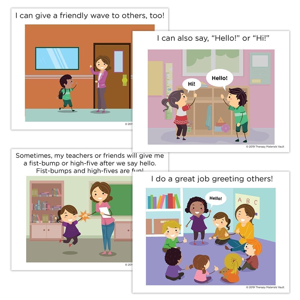 Social Story Starter Kit: I Can Greet Others! | TMV