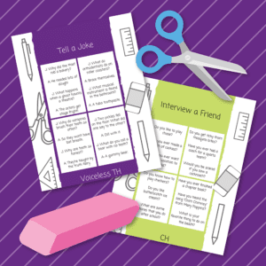 Articulation Carry-Over Kit: Target SH, CH, and Voiceless & Voiced TH | TMV