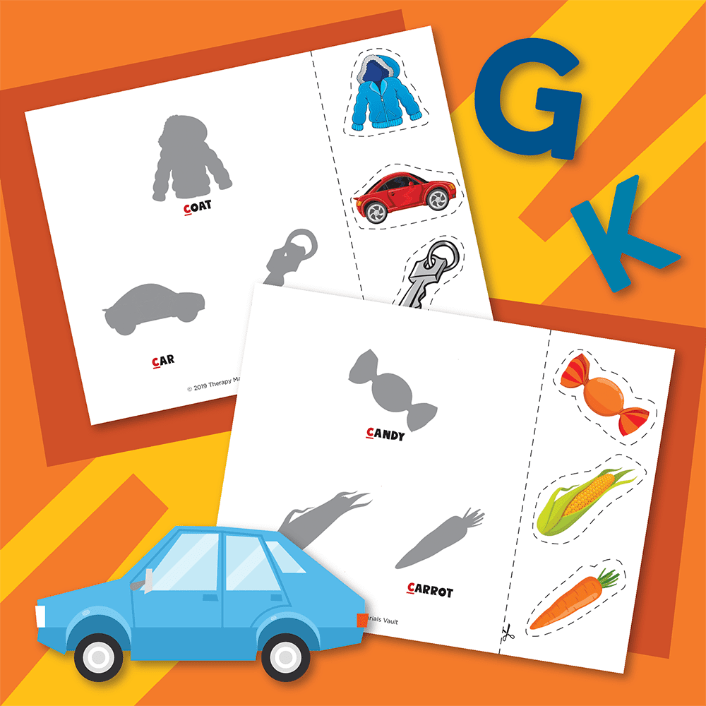 Interactive Early Articulation Book: Initial K and G | TMV