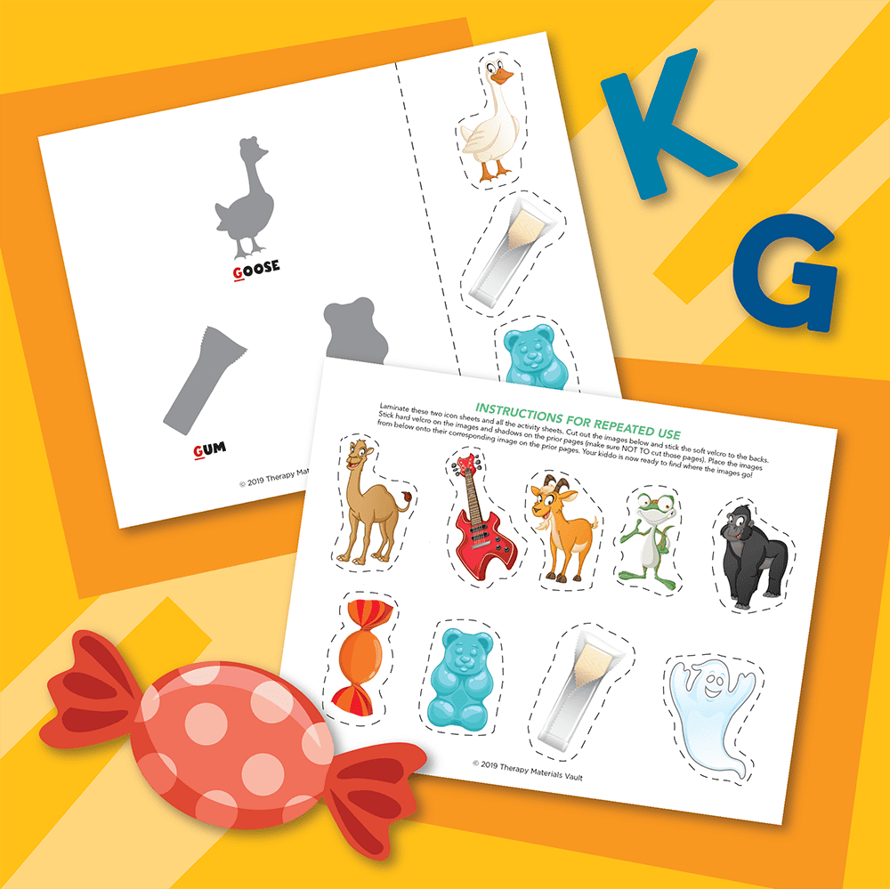 Interactive Early Articulation Book: Initial K and G | TMV