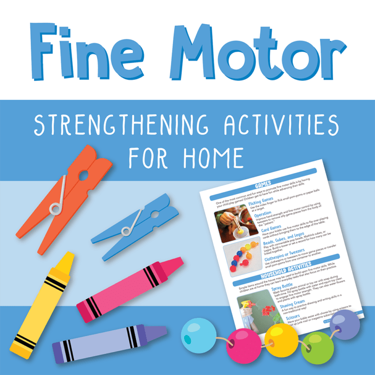 Fine Motor Strengthening Activities for Home | TMV