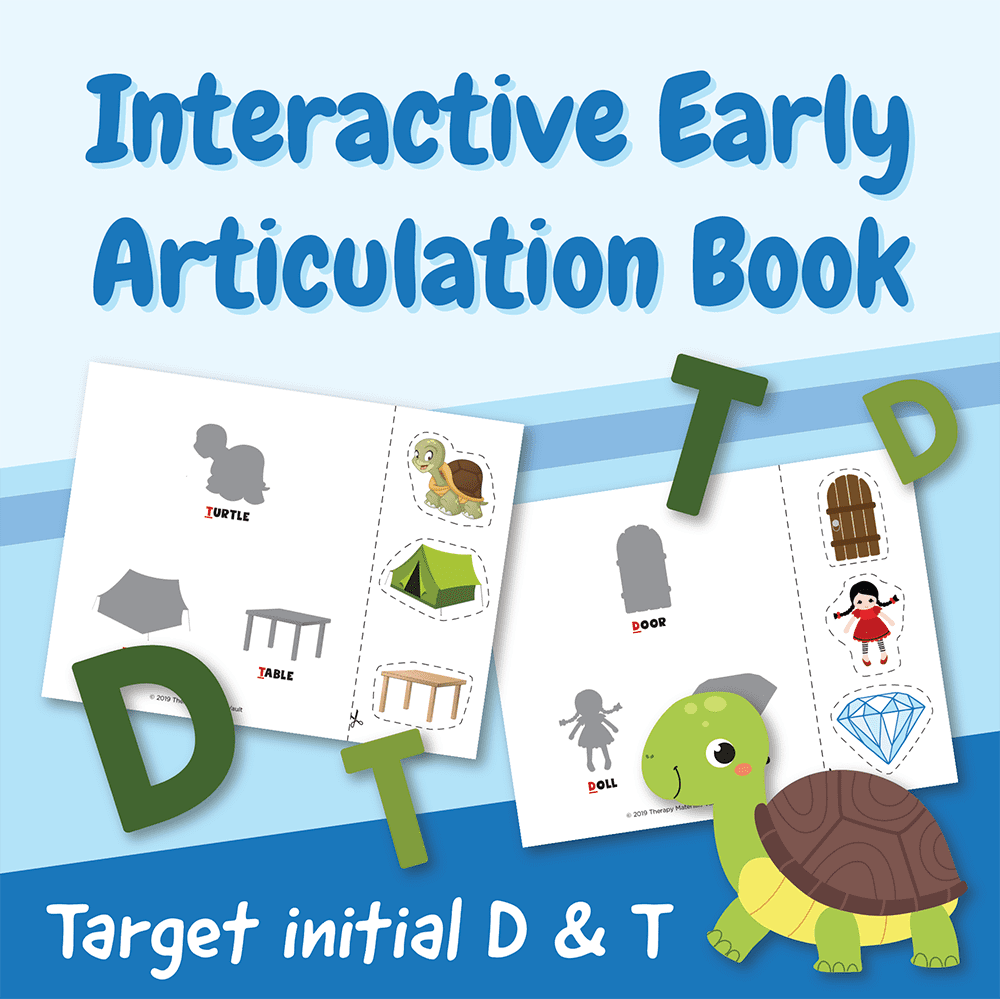 Interactive Early Articulation Book: Initial D and T | TMV