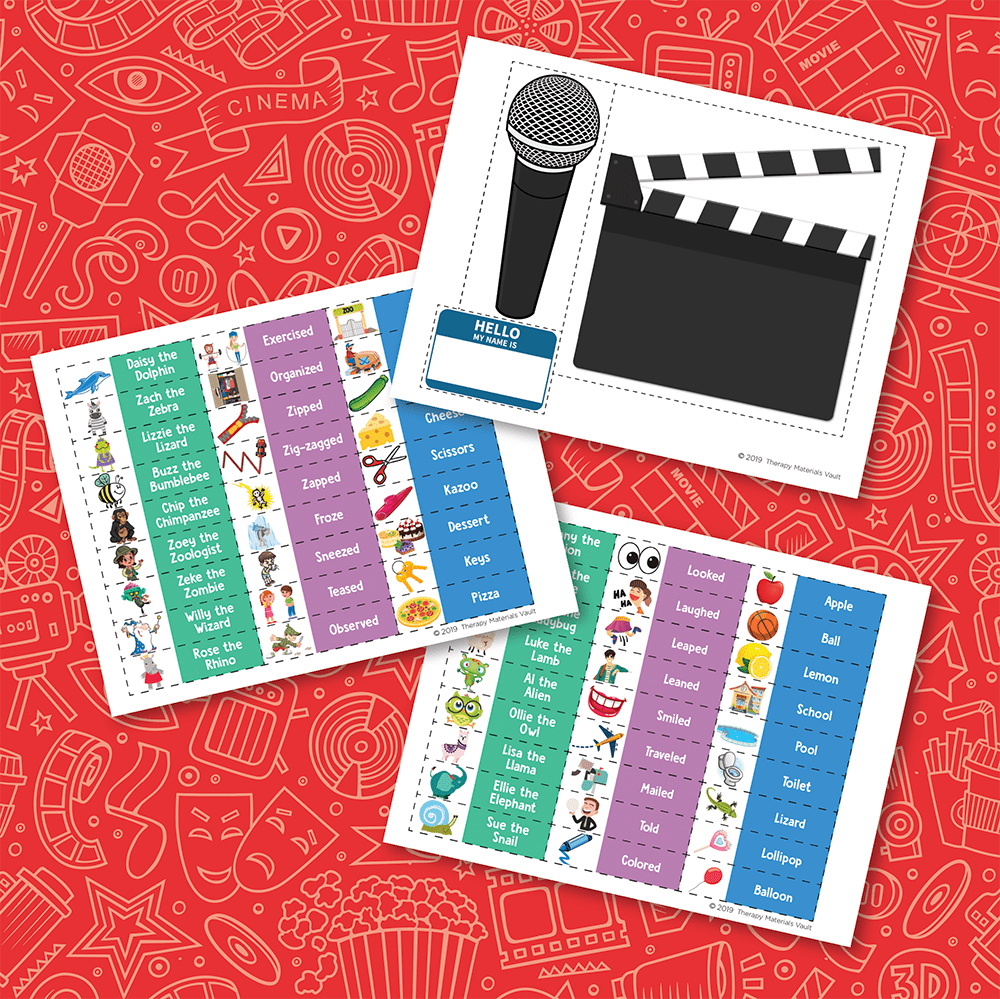 Ready, Set, Action! Target Initial, Medial, and Final L, R, S, and Z | TMV