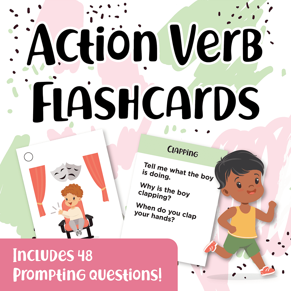 Action Verb Flashcards | TMV