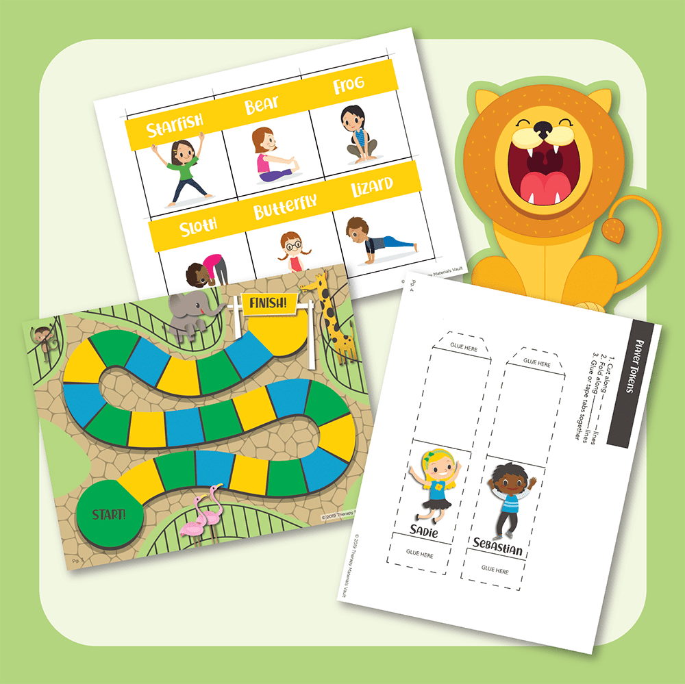 Gross Motor Board Game: Zoo Explorers! | TMV