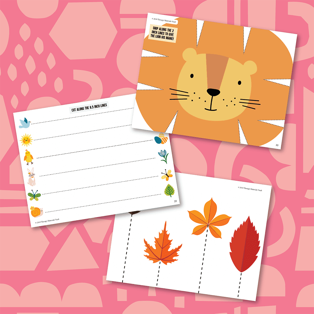 Scissor Skills Volume 1: Snipping and Early Cutting Skills | TMV