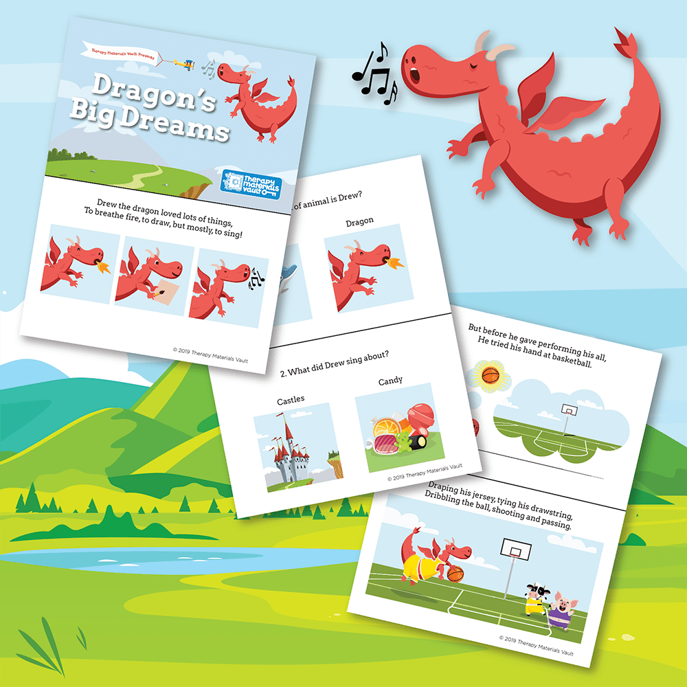 Articulation Story Collection: R Blends – Dragon's Big Dreams & Troy's ...