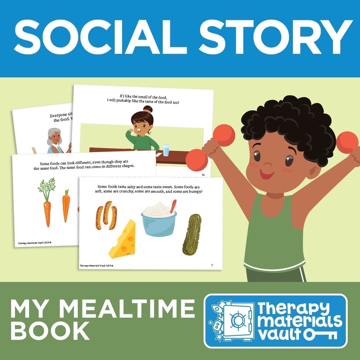 Social Story: My Mealtime Book | TMV