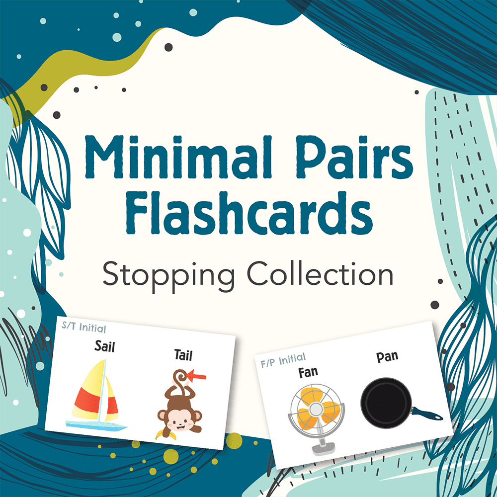 Minimal Pairs Articulation Cards: Stopping Collection | TMV