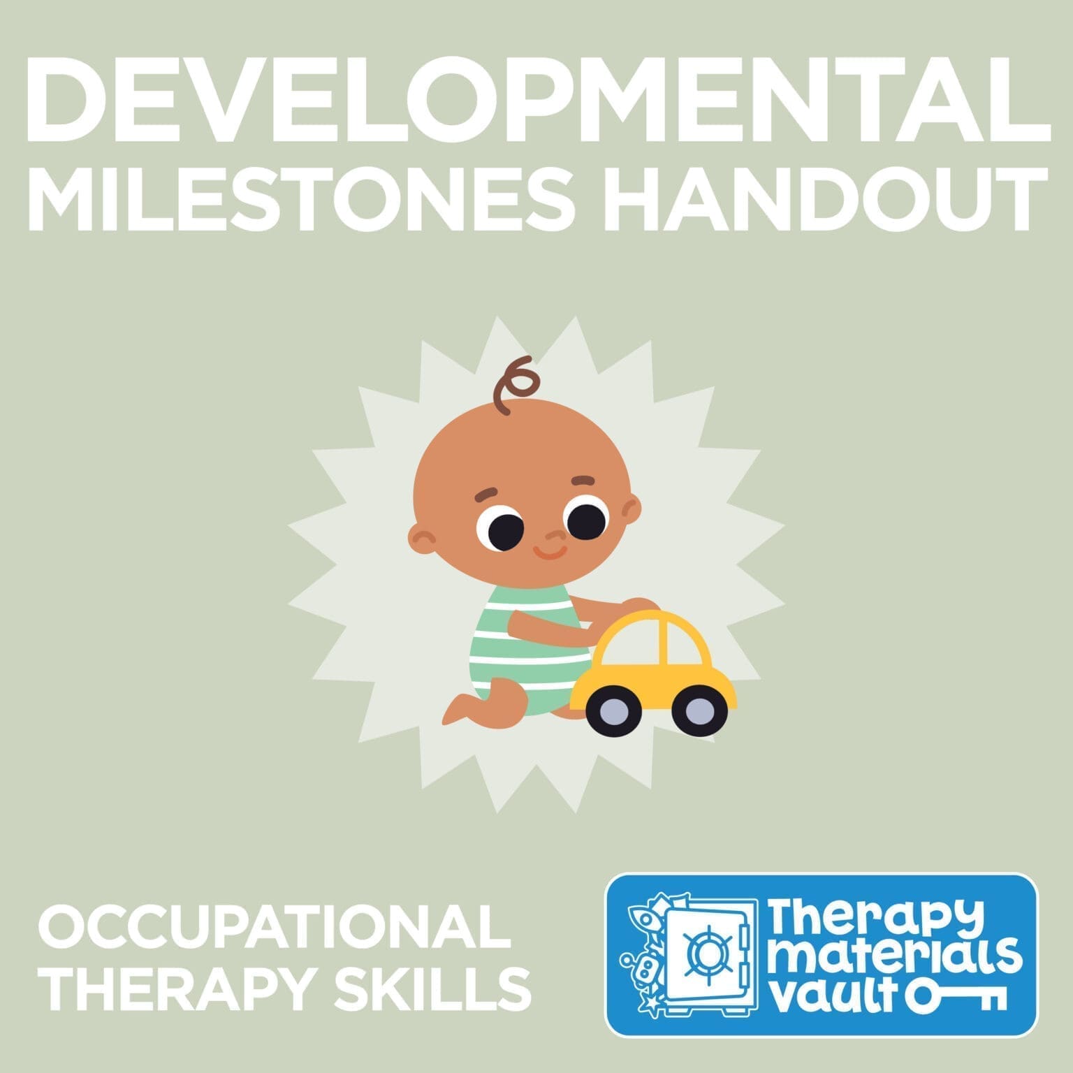 Developmental Milestones Handout: Occupational Therapy Skills | TMV