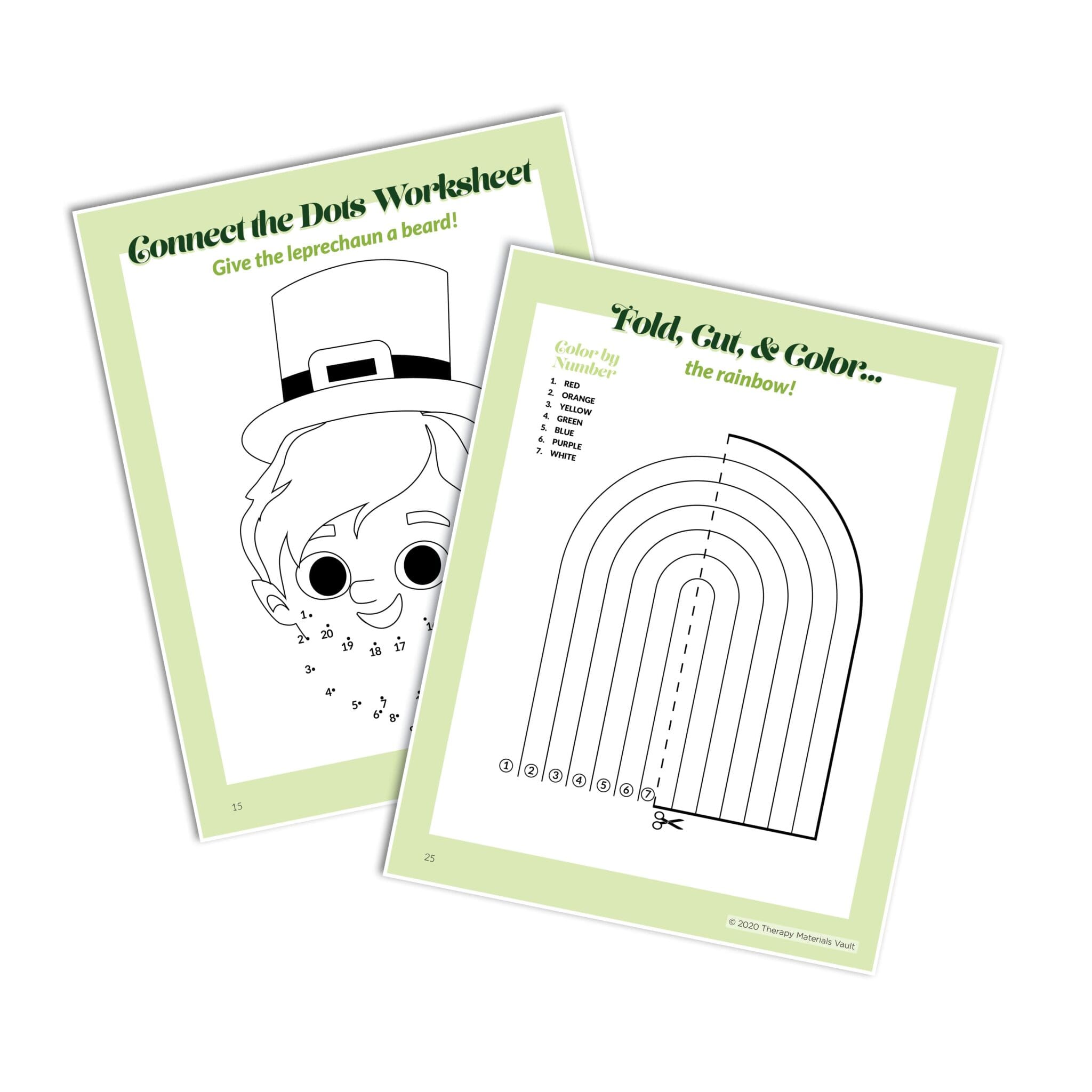 Fine & Visual Motor Activity Collection: St. Patrick's Day Themed! | TMV