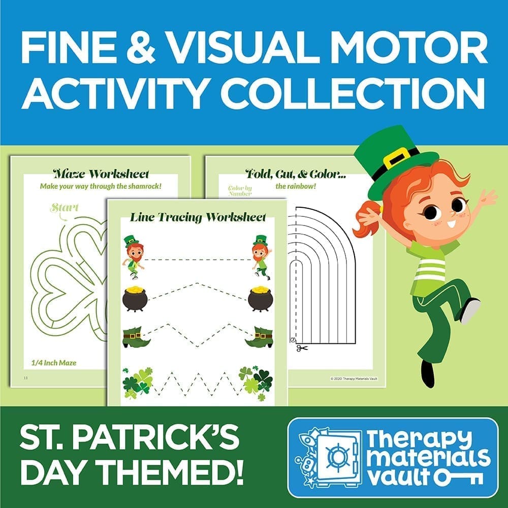 Fine & Visual Motor Activity Collection: St. Patrick's Day Themed! | TMV