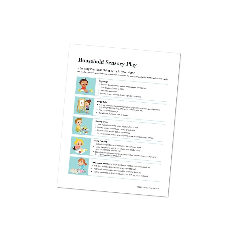 Household Sensory Play Handout | TMV