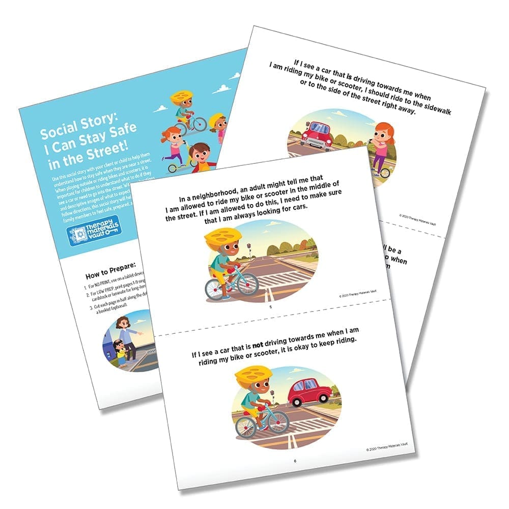 Social Story: I Can Stay Safe in the Street! | TMV