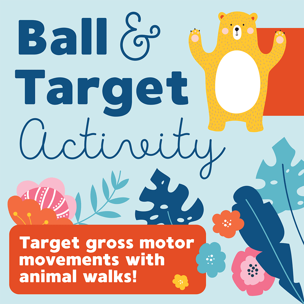 Ball and Target Activity: Animal Theme! | TMV