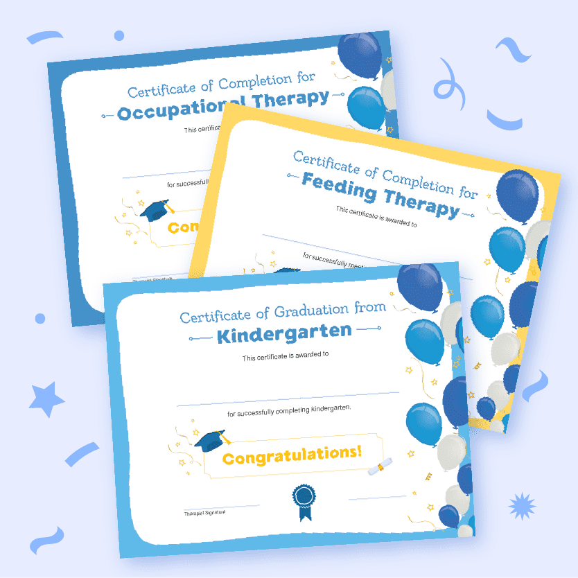 Therapy Completion & Graduation Packet | TMV