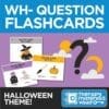 WH- Question Flashcards: Halloween Theme! | TMV
