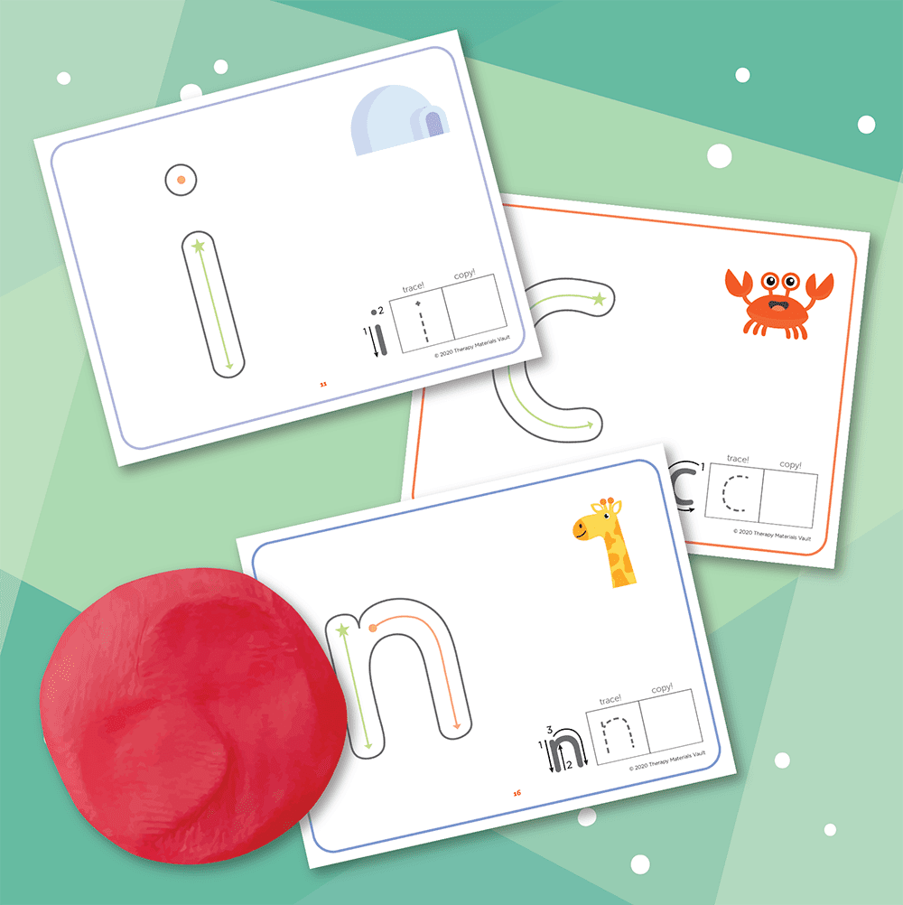 Playdough Mats: Lowercase Letters | TMV