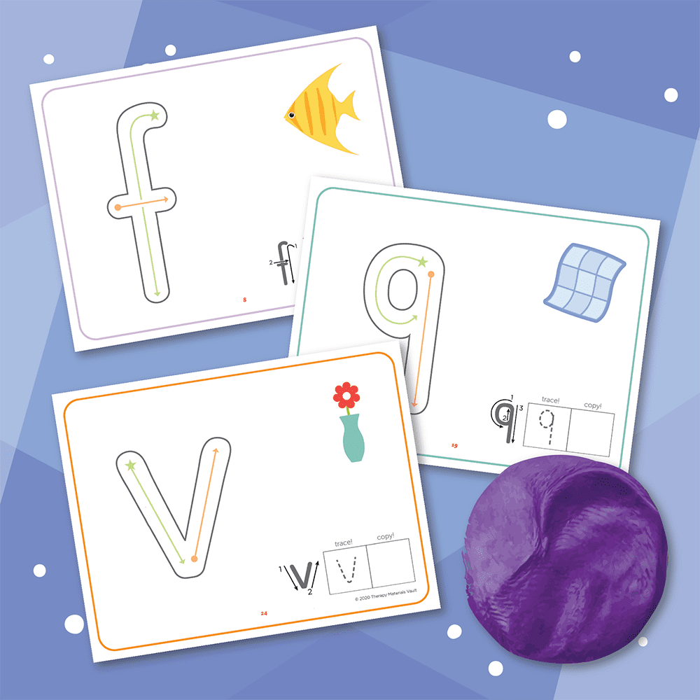 Playdough Mats: Lowercase Letters | TMV