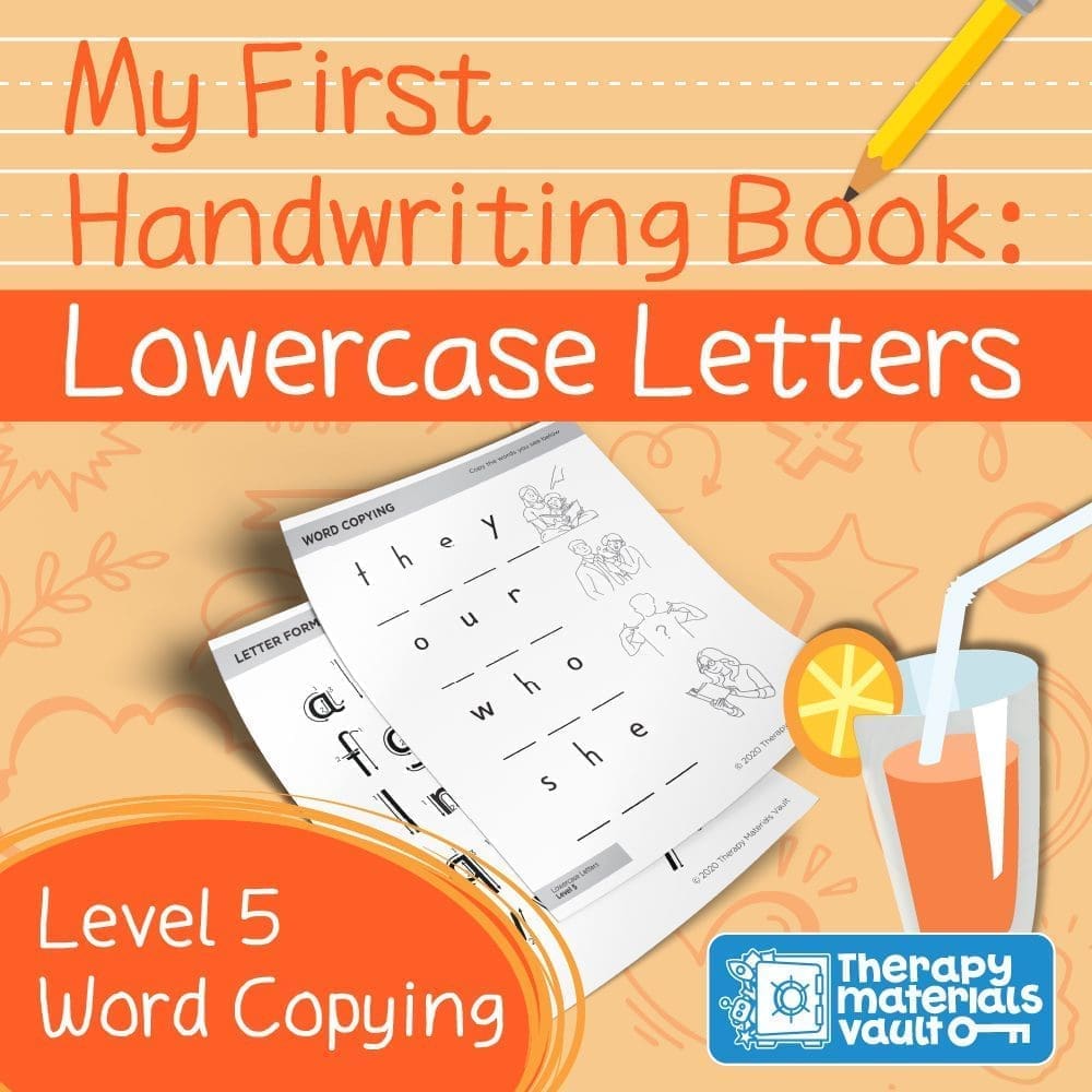 My First Handwriting Book: Lowercase Letters Level 5 | TMV