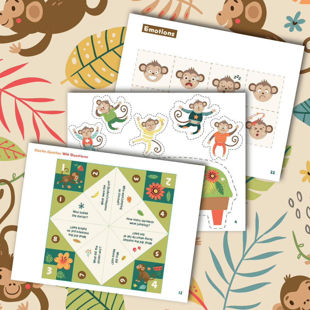 Book Companion: 5 Little Monkeys Jumping on the Bed | TMV