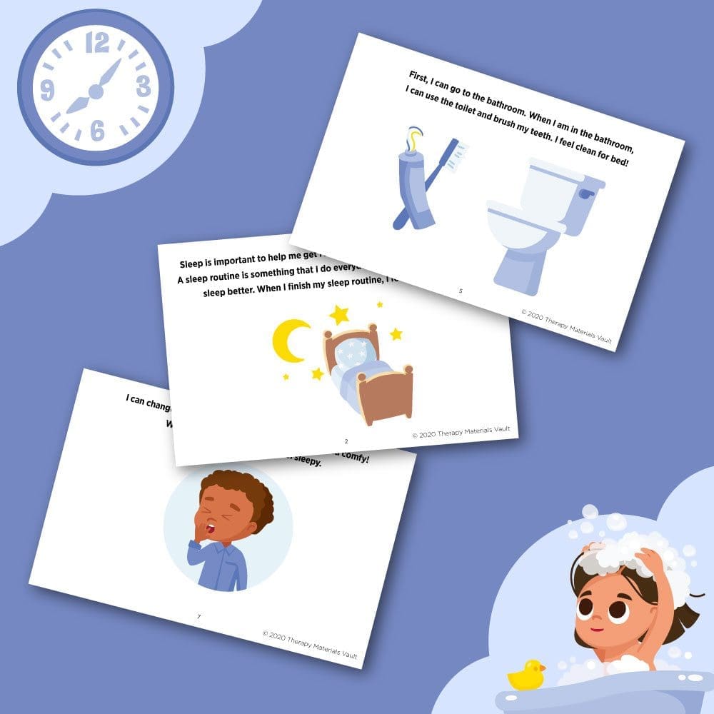 Social Story: I Can Get Ready for Bed! | TMV