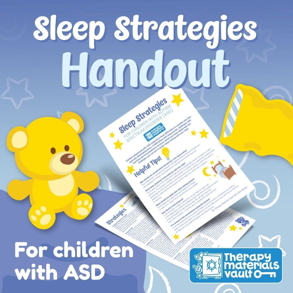 Sleep Strategies for Children with ASD Handout | TMV
