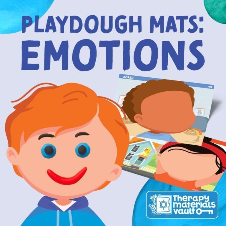 Playdough Mats: Emotions | TMV