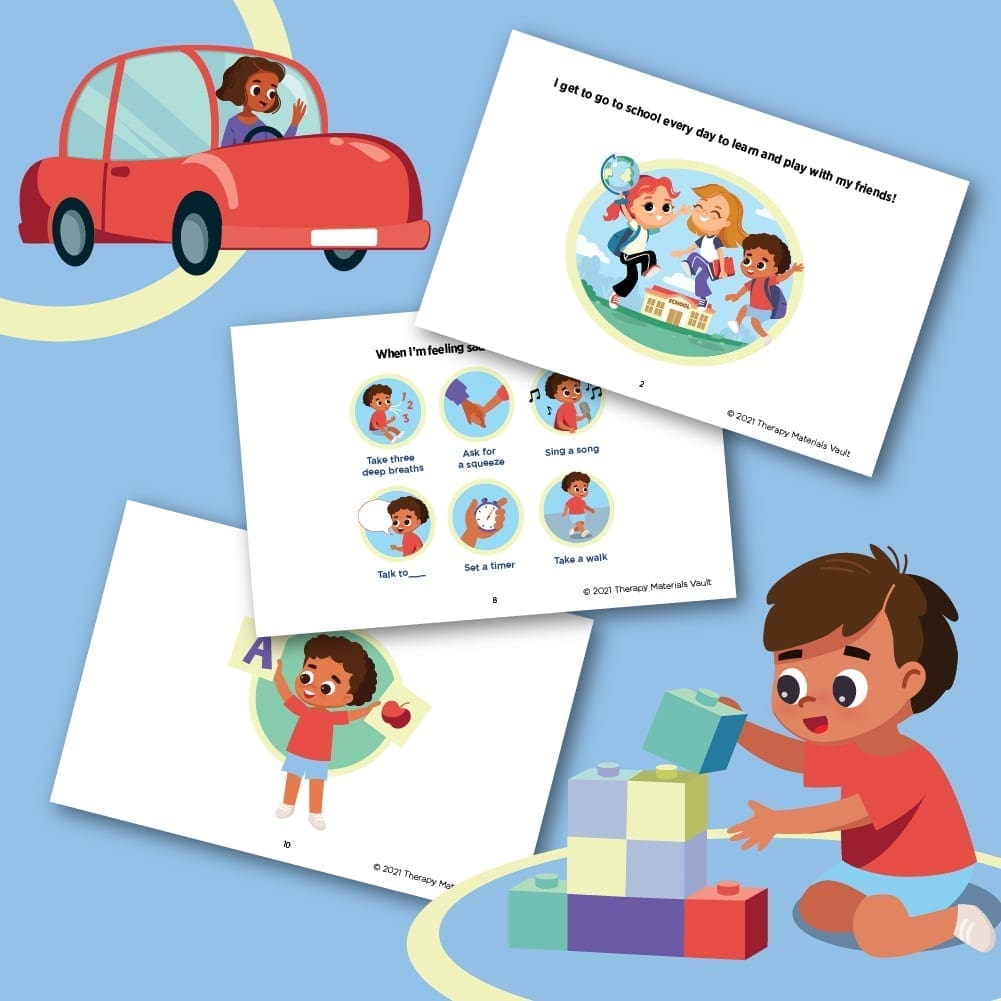 Social Story: I Can Get Dropped Off at School! | TMV