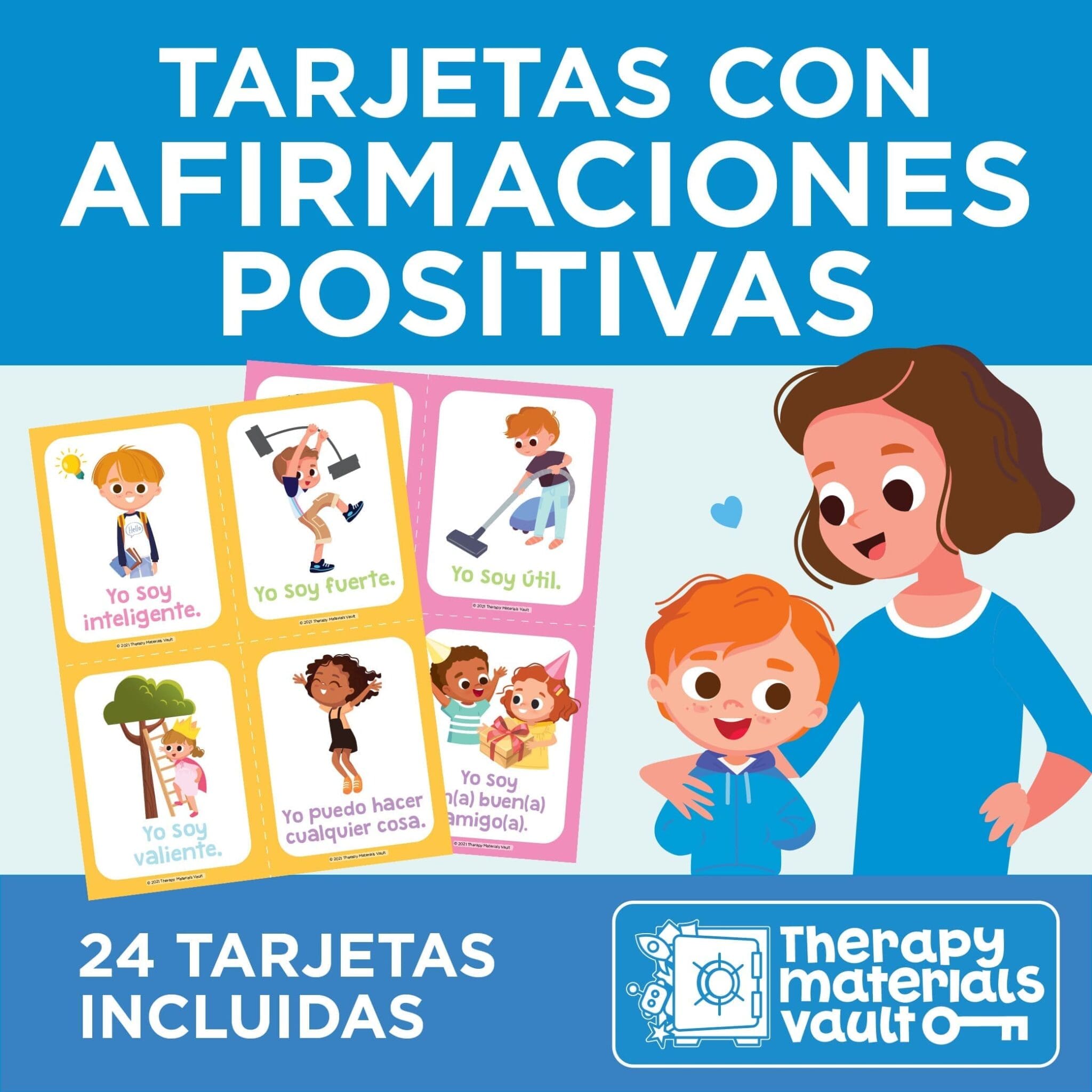 Tarjetas Con Afirmaciones Positivas (Positive Self Talk Affirmation ...