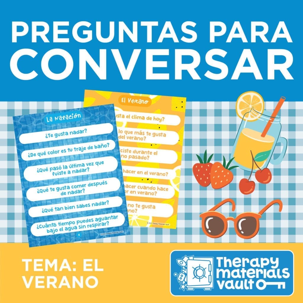 Preguntas Para Conversar: El Verano (Conversation Starters: Summer ...
