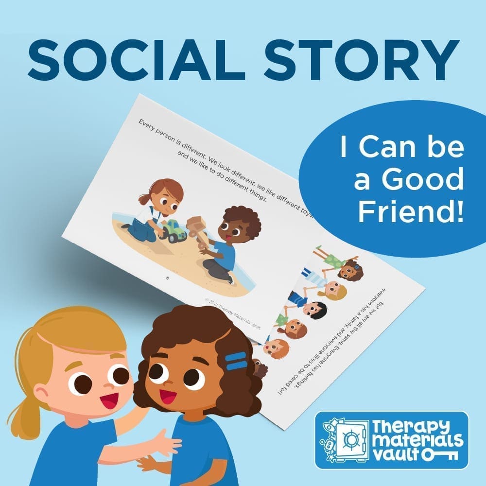 Social Story: I Can Be a Good Friend! | TMV