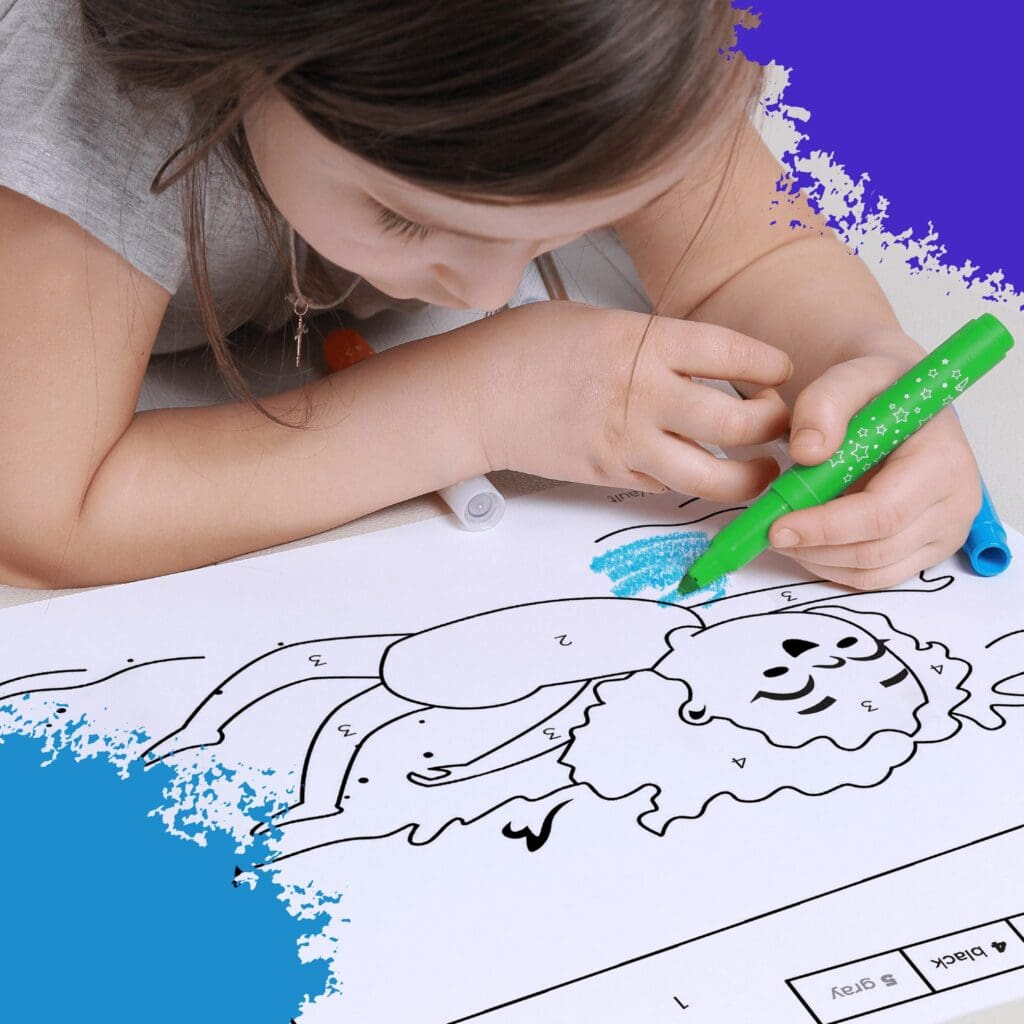 Step by Step Coloring (Coloring by Numbers) | TMV