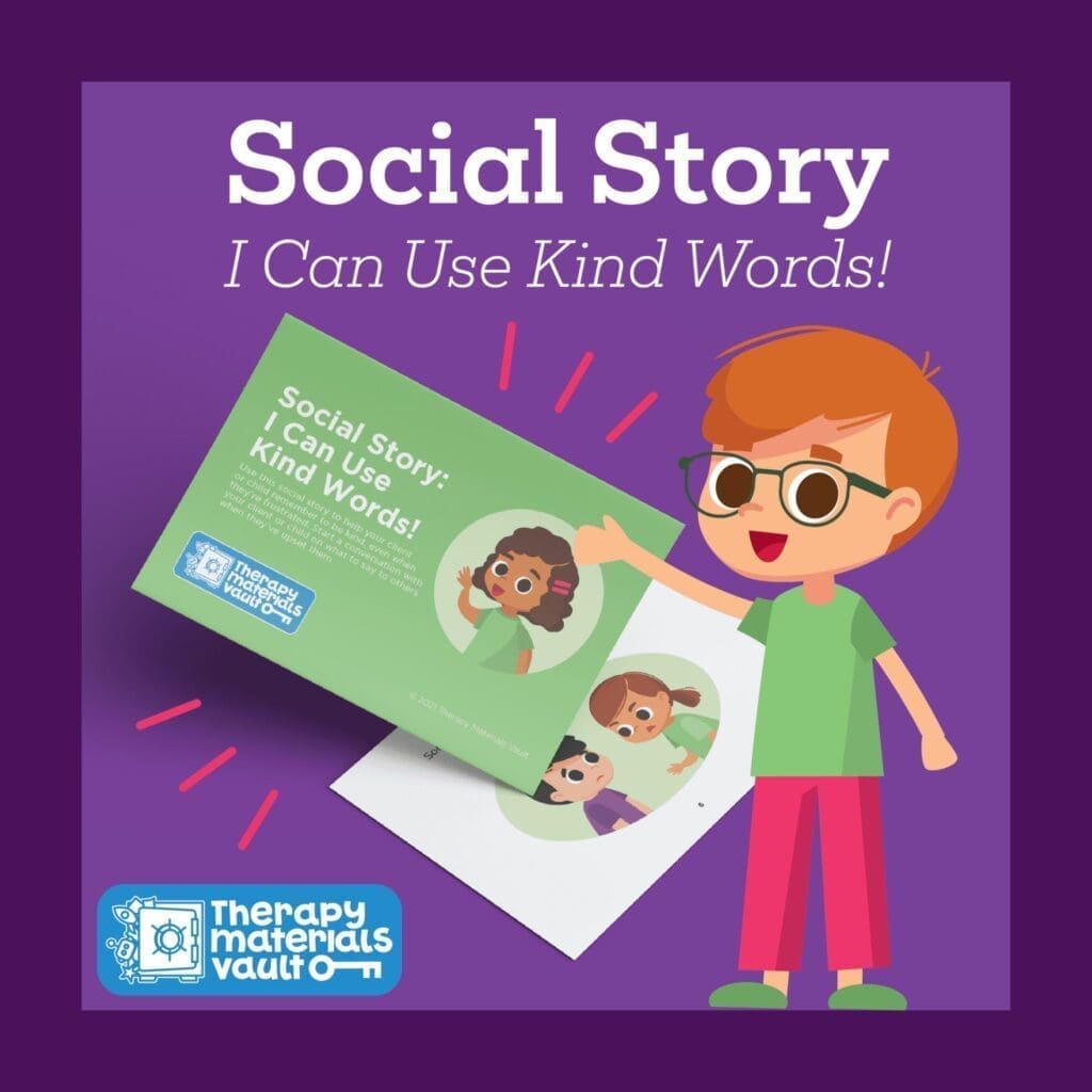 Social Story: I Can Use Kind Words! | TMV