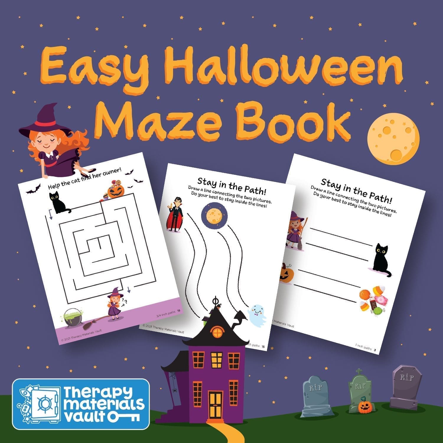 Easy Halloween Maze Book | TMV