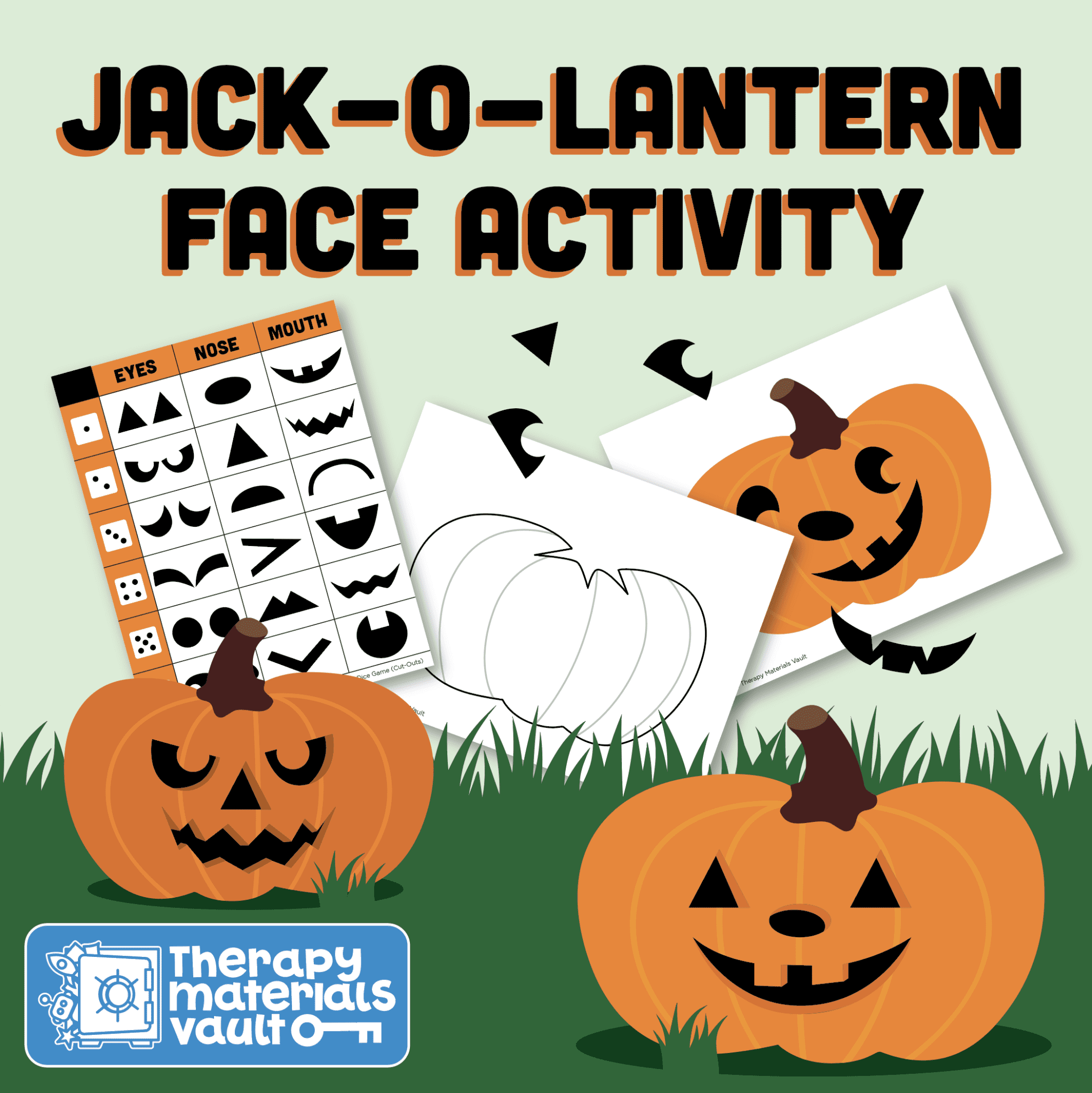 Jack-O-Lantern Face Activity | TMV