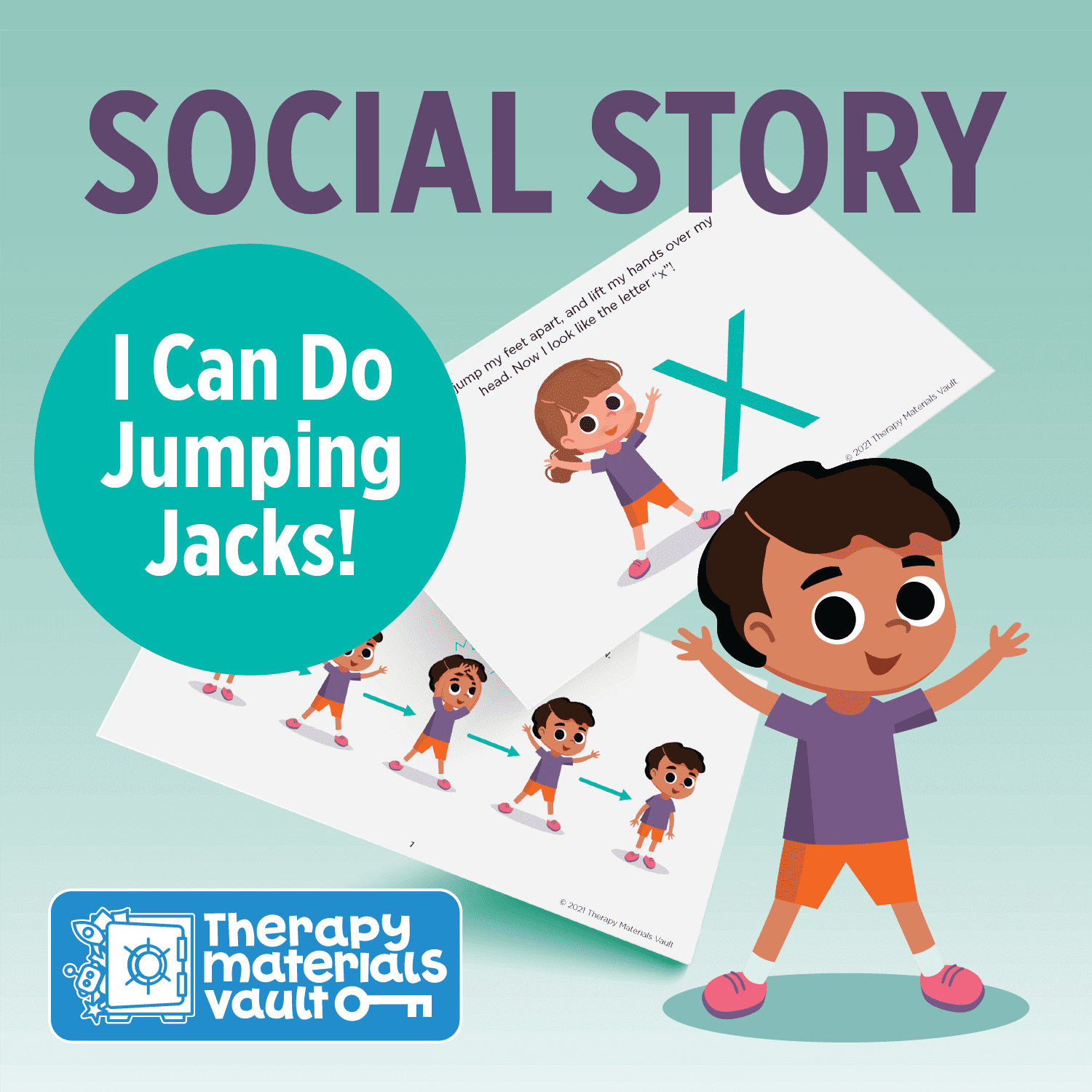 Social Story: I Can Do Jumping Jacks! | TMV