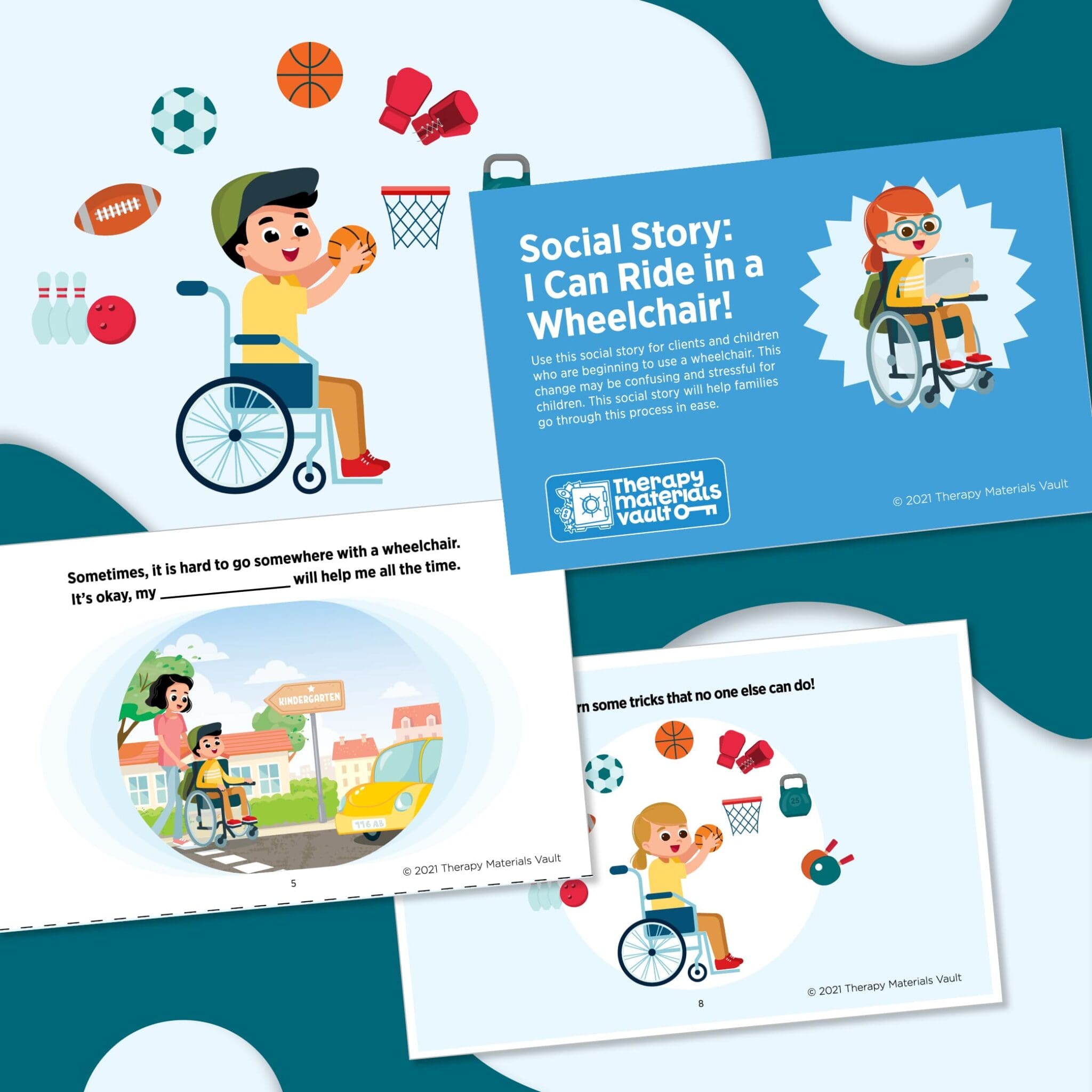 Social Story: I Can Ride in a Wheelchair! | TMV